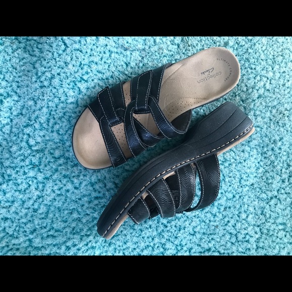 Clarks | Shoes | Clarks Adjustable Velcro Sandal | Poshmark